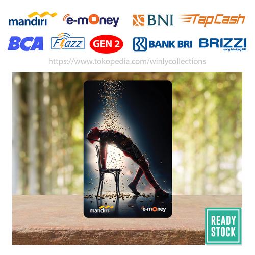 Jual KARTU EMONEY ETOLL MANDIRI BCA BNI BRI Superhero Deadpool 2 - 1 ...
