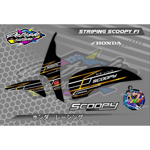 Jual Stiker Striping Scoopy Fi Racing Les Stiker Variasi Motor Honda ...