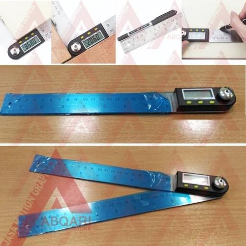 Jual penggaris busur derajat digital/ digital protactor / inclinometer ...