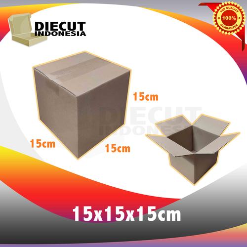 Jual Box 15x15x15 cm kardus kotak baru packing packaging polos sheet ...