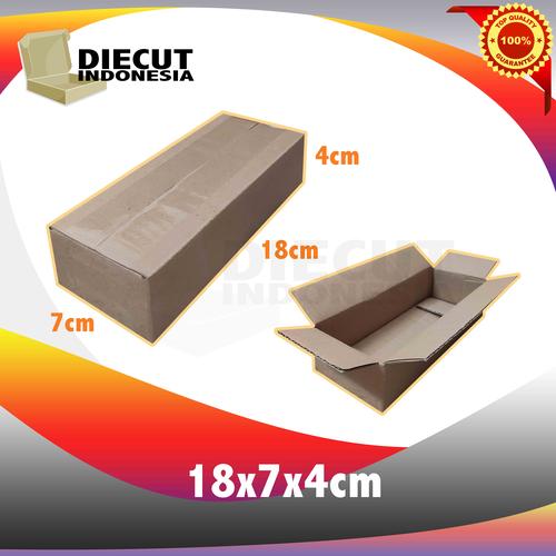 Jual Box 18x7x4 cm kardus kotak baru packing packaging polos sheet ...