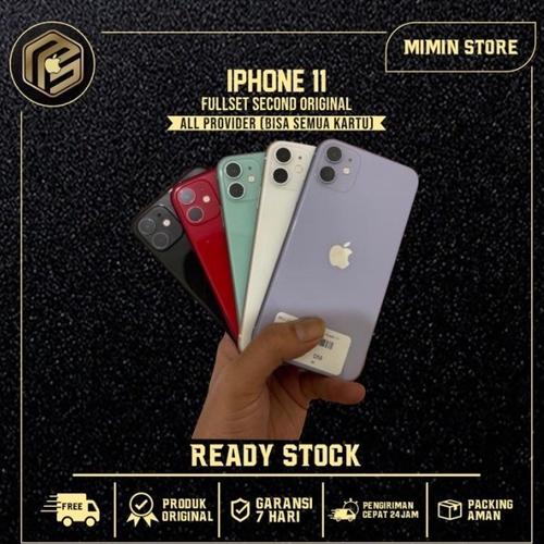 Jual iPhone 11 256GB/128GB/64GB Second Mulus 100% original - Merah ...