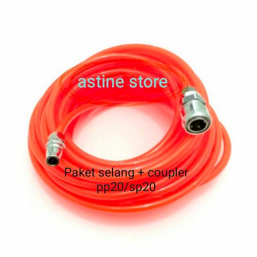 Jual Selang angin kompresor pneumatic 10 mtr Selang poliurethane PU ...