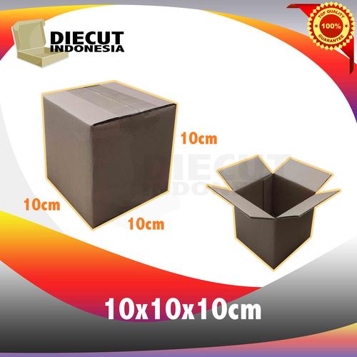 Jual Box 10x10x10 cm kardus kotak baru packing packaging polos sheet ...