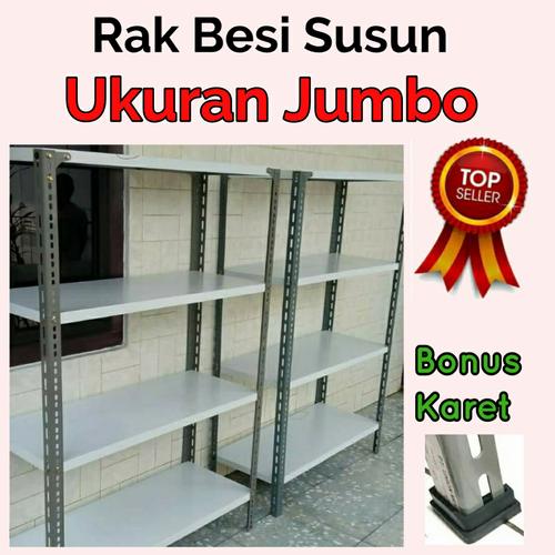Jual RAK BESI SIKU SUSUN - RAK GUDANG - RAK SERBAGUNA - KUAT DAN TEBAL ...