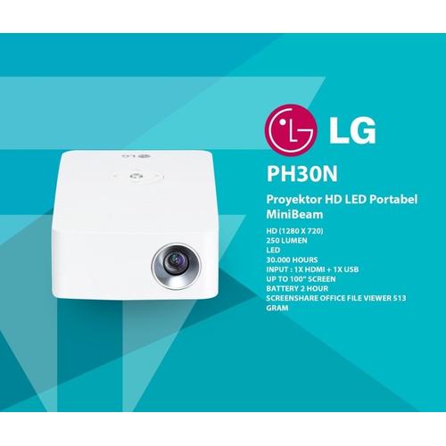 Jual Proyektor / Projector LG PH30N CineBeam LED (250 lumens / HD / DLP ...