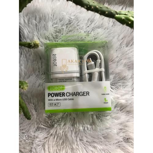 Promo CHARGER ROBOT RT-K7 QUICK CHARGER 5V/1A - QUICK CHARGER ROBOT RT ...