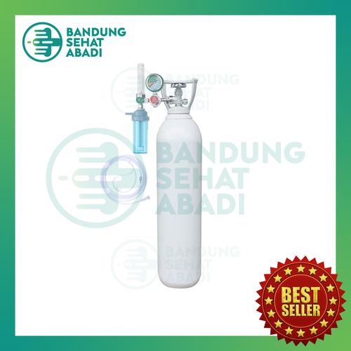 Jual TABUNG OKSIGEN MEDIS 1m3 Set TANPA TROLI Siap Pakai RS AKL ...