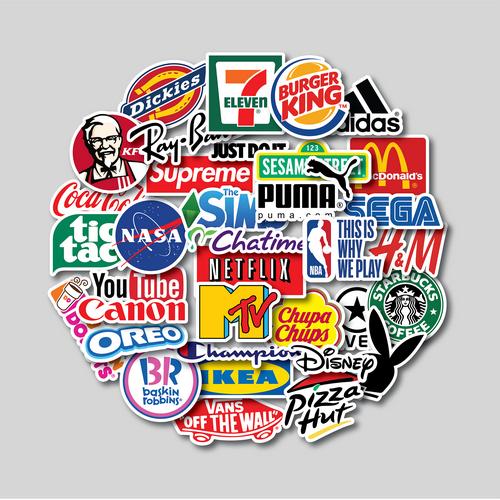 Jual STICKER PACK BRAND LOGO | STICKER TUMBLER | STIKER LAPTOP KOPER ...