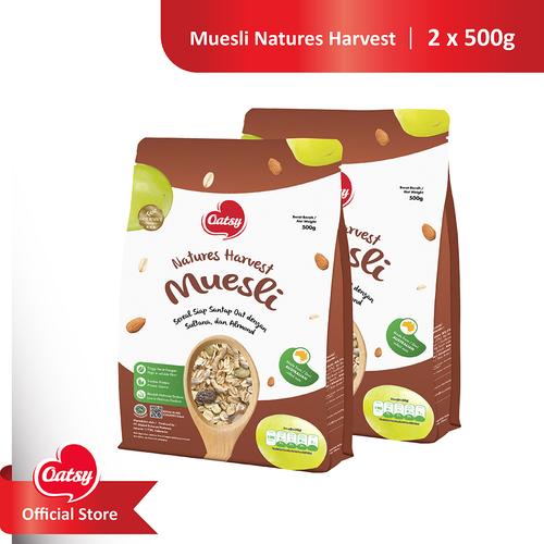 Promo OATSY Muesli Natures Harvest 500gr (Double Pack) - Jakarta Barat ...