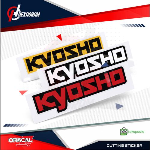 Jual Cutting Sticker Kyosho | Stiker Kyosho - Merah+Putih - Kota ...