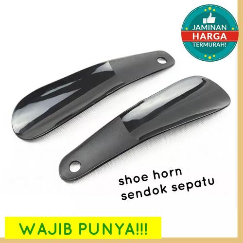 Promo SHOE HORNS SENDOK SEPATU UNTUK SEPATU SEMPIT BAHAN LEMBUT - Hitam ...