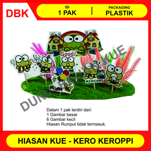 Jual HIASAN KUE SET KERO KEROPPI / CAKE TOPPER / DEKORASI KUE - Kab ...