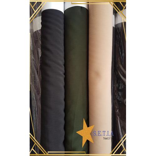 Jual Kain Polos / Polosan Bahan Yoryu Lebar Kain1.5m - Hitam - Kota ...