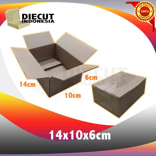 Jual Box 14x10x6 cm kardus kotak baru packing packaging polos sheet ...
