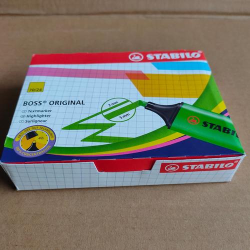 Jual stabilo boss original highlighter satu dus isi 10pcs - Jakarta ...