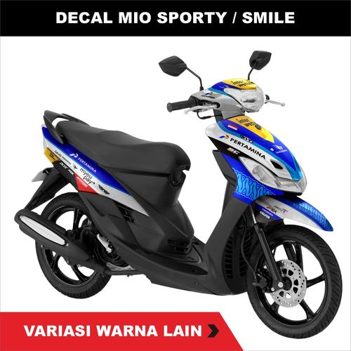Jual Decal Mio Sporty-smile Pertamina Mandalika - Biru, All Size - Kab ...
