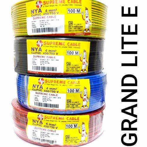 Jual KABEL SUPREME NYA 4MM 1X4 1 X 4 MM (100 METER) - Hitam - Jakarta ...