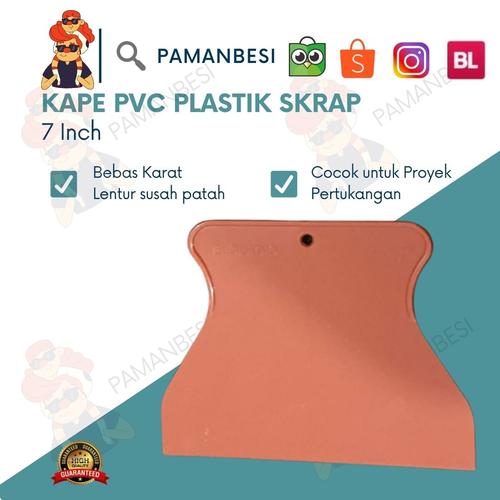 Jual Kape PVC Plastik 7 Inch Scrap Sekrap Skrap Plastic Plamir Tembok ...