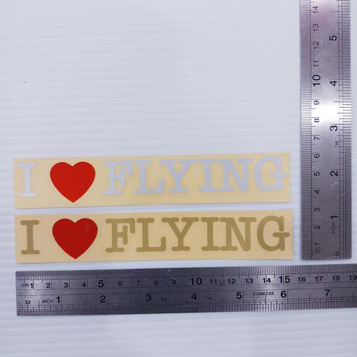 Jual Sticker I LOVE FLYING - Putih - Jakarta Utara - galeri pesawat ...