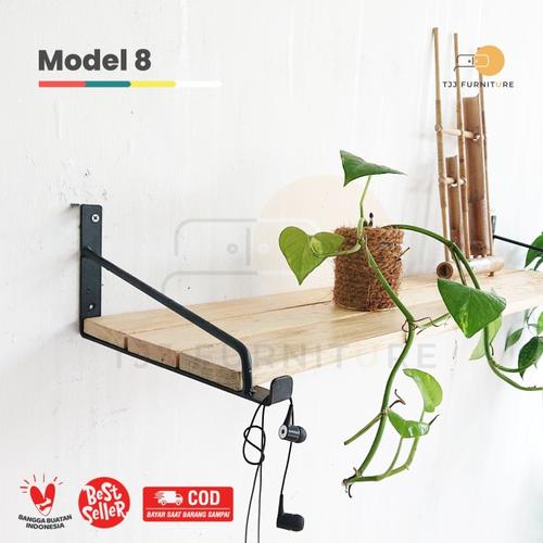 Jual PLAT BESI SIKU PENYANGGA RAK MINIMALIS / FLOATING SHELF UNIK ...