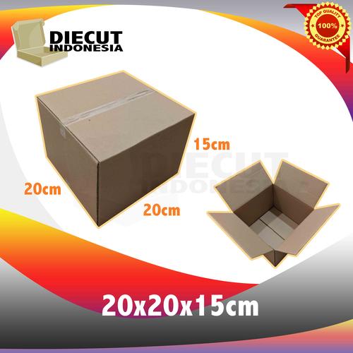 Jual Box 20x20x15 cm kardus kotak baru packing packaging polos sheet ...