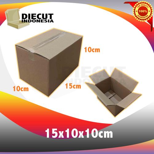 Jual Box 15x10x10 cm kardus kotak baru packing packaging polos sheet ...