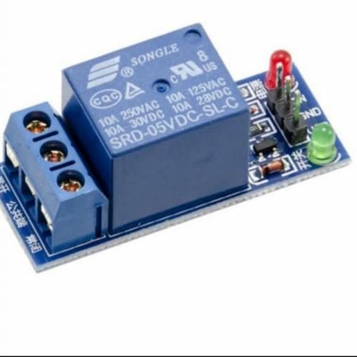 Jual modul relay 1 channel low level trigger arduino optocoupler module ...