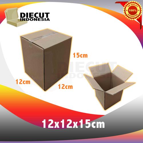Jual Box 12x12x15 cm kardus kotak baru packing packaging polos sheet ...