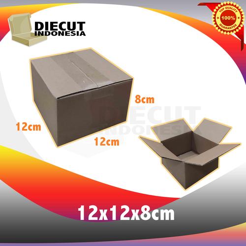 Jual Box 12x12x8 cm kardus kotak baru packing packaging polos sheet ...