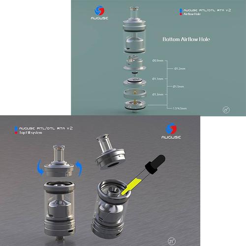 Jual Auguse Mtl Rta V2, By auguse Design - Black - Kota Semarang ...