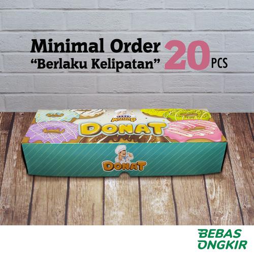 Jual Dus Donat Isi 3 / Box Donat / Sedap Mantap Donat 27,5 x 9,5 x 5,3 ...