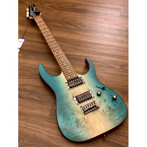 Jual Ibanez Standard RG421PB Electric Guitar - Caribbean Shoreline Flat ...