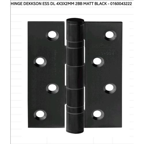 Jual HINGE DEKKSON ESS DL 4X3X2MM 2BB MATT BLACK Engsel Dekson Hitam 10 ...
