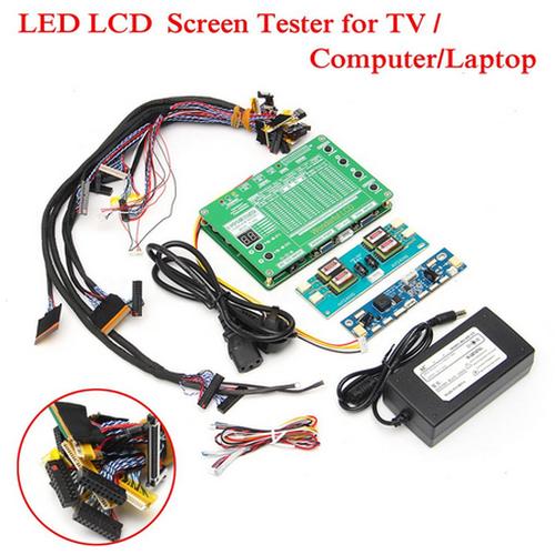 Jual Laptop LCD/LED Test Tool Kit Panel Screen Tester 14PCS Lvds Cables ...
