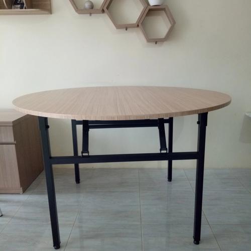 Jual MEJA LIPAT BUNDAR/ROUND TABLE 120 - Cokelat - Kab. Bogor ...