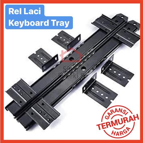 Jual Ball Bearing Keyboard Slide / Rel Laci Keyboard Tray - Kota ...