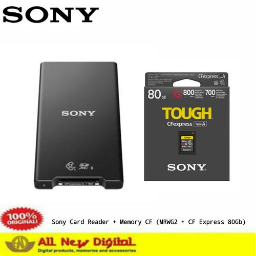 Jual Sony Card Reader MRWG2 + CF Express Type A ( Reader + Memory Card ...
