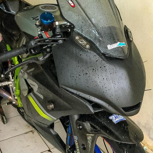 Jual batok buta balap Kawasaki Ninja 250rr mono sl - Putih - Jakarta ...
