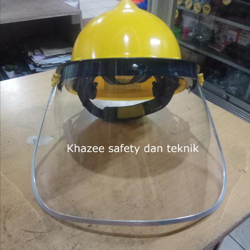 Jual Helm proyek apd / helm face shield / helm proyek face shield ...