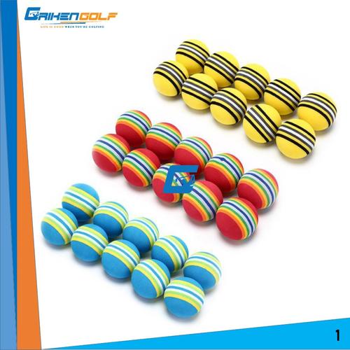 Jual Golf Bola Latihan Gabus Ringan Isi 10 Pcs - Ball Sponge Foam Swing ...