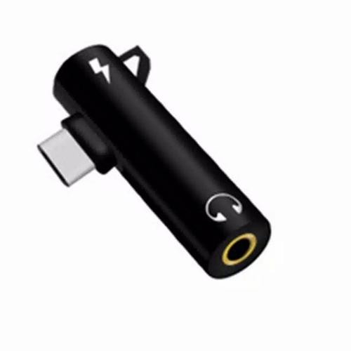Jual OTG Type C to Jack Earphone Splitter Audio Adapter Converter ...