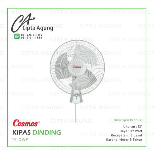 Jual KIPAS DINDING 12" COSMOS 12-CWF 12CWF 12 CWF COSMOS WALL FAN 12 ...