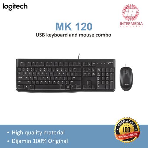 Jual Paket Keyboard Dan Mouse Combo Logitech MK 120 USB MK120 - Kab. Sidoarjo - Intermedia ...