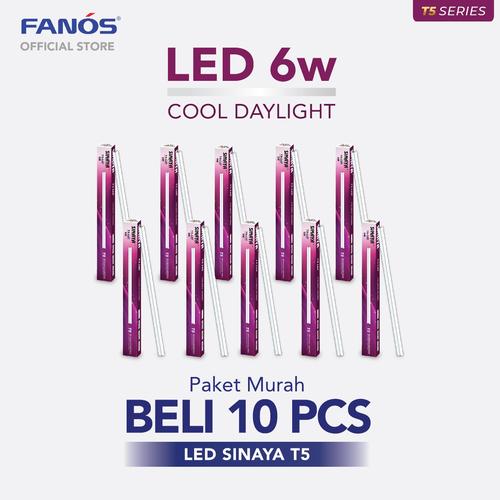 Jual Lampu T5 LED Sinaya Premium T5 6 Watt 10 PCS (CDL/WW) - Jakarta Utara - Fanos Indonesia ...