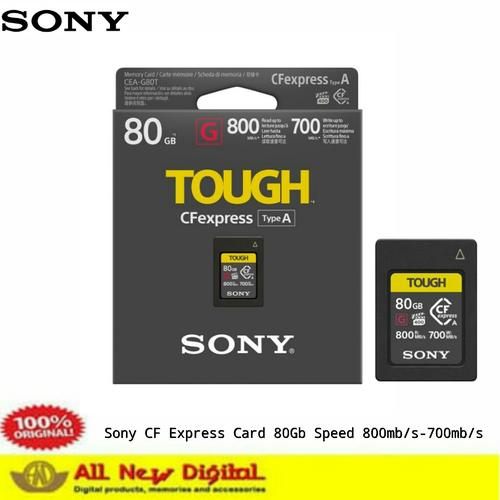 Jual Sony CF express Memory Card 80Gb Type-A (Read 800mb/s - Write ...