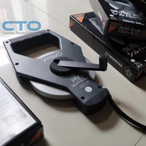 Jual Meteran Roll 50 Meter Pita Baja YAMAYO PRO SILVER SEVEN ORI JAPAN ...