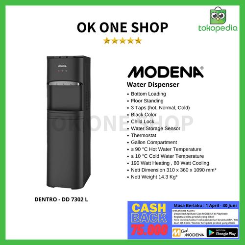 Jual Dispenser Modena DD 7302 L Hitam Bottom loading - Jakarta Pusat ...