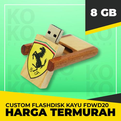 Jual Flashdisk Kayu FDWD20 8 GB Custom REAL KAPASITAS - USB KAYU Custom ...
