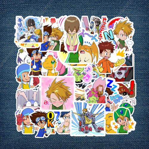 Jual STICKER PACK DIGIMON V1| STIKER HP LAPTOP | STICKER KOPER HELM ...